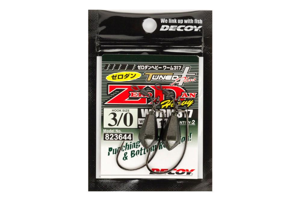 OFFSET HOROG SÚLYOZOTT DECOY WORM 317 ZERO-DAN HEAVY #4/0 14gr - Zandertime